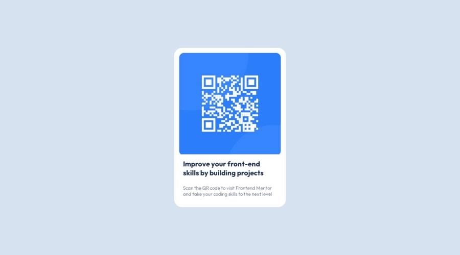 Frontend Mentor Qr Code Frontend Mentor Using Css And Html Coding 9997