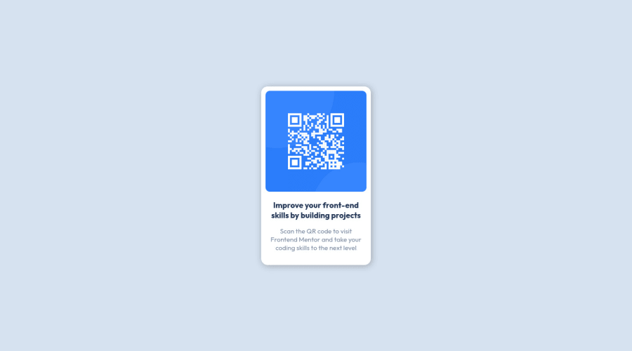Frontend Mentor Qr Code Using Html Css Coding Challenge Solution