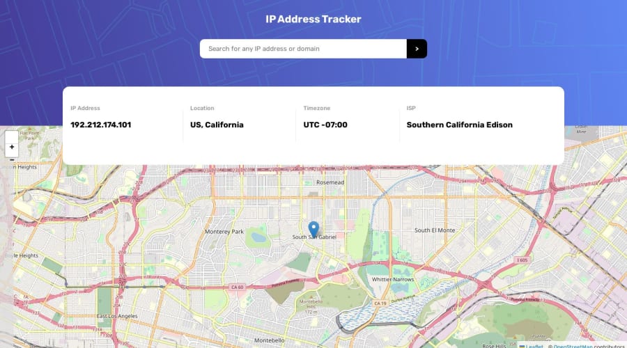 Frontend Mentor Ip Address Tracker Coding Challenge Solution