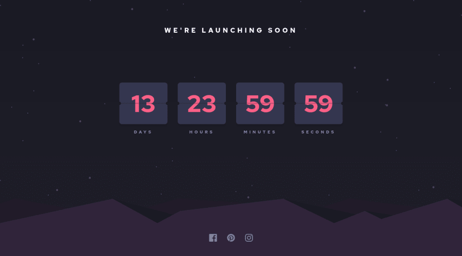 Frontend Mentor Launch Countdown Timer Using Html Css And Js Coding Challenge Solution