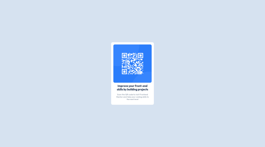 Frontend Mentor Qr Component Solution Using Vite And Tailwindcss Coding Challenge Solution