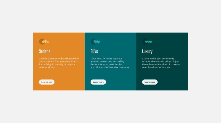 Frontend Mentor 3 Column Preview Card Component Using Html Css And Flexbox Coding Challenge