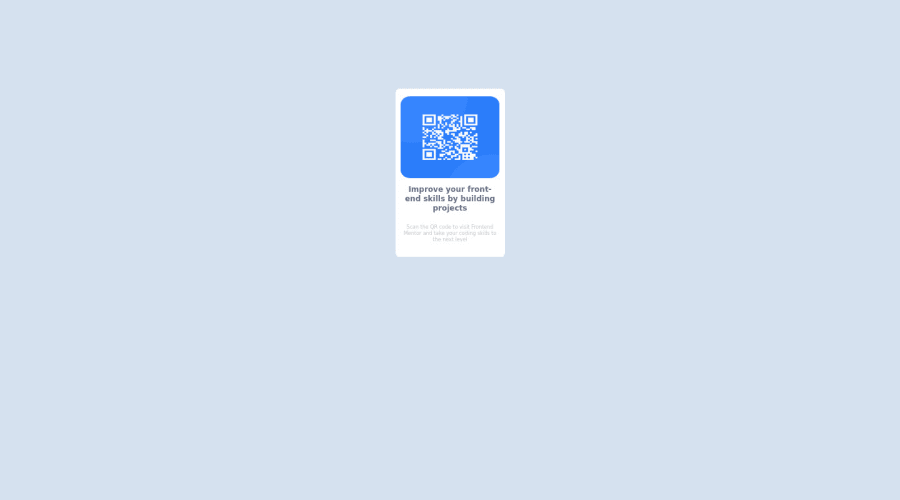 Frontend Mentor Desktop Qr Code First Solution Coding Challenge Solution