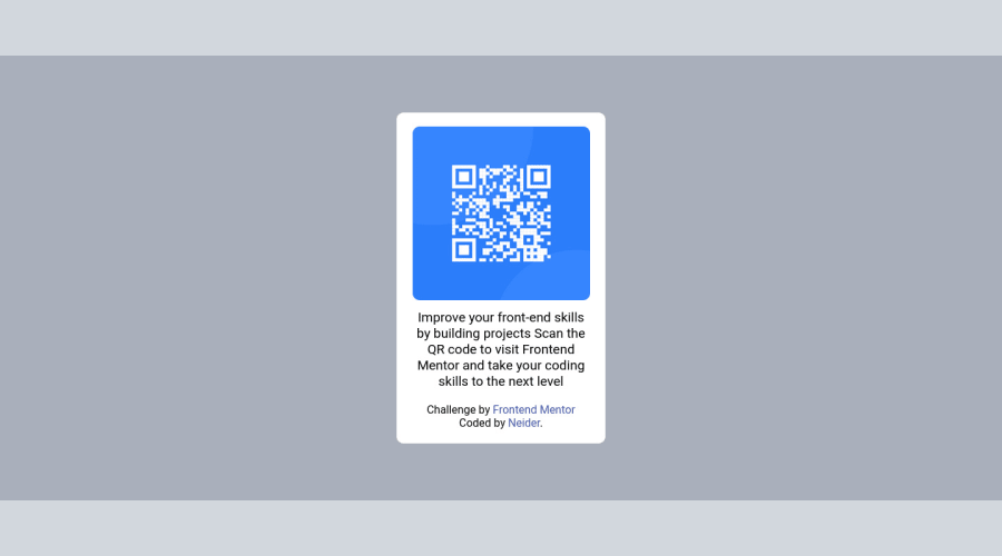 Frontend Mentor Layout And Centering Qr Code With Flebox Html Css Coding Challenge Solution