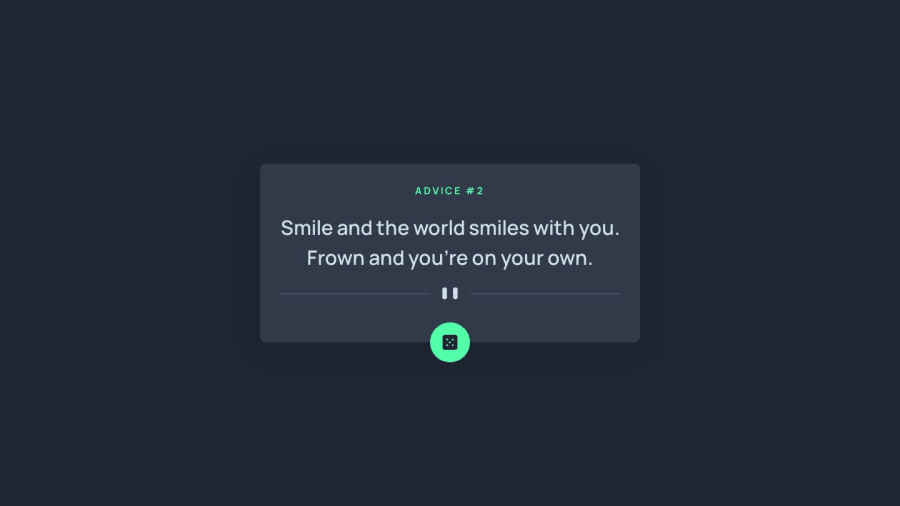Frontend Mentor Advice Generator Using Typescript And Zod Coding