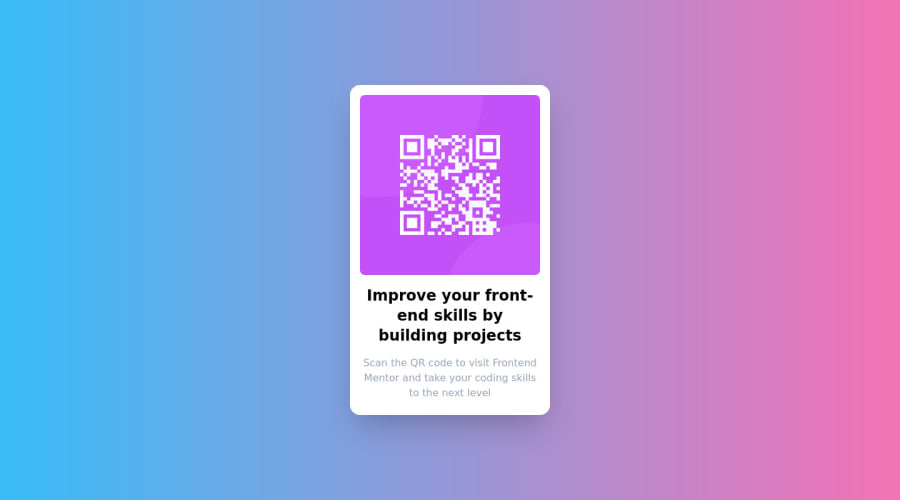 Frontend Mentor Qr Code Component Tailwindcss Coding Challenge Solution