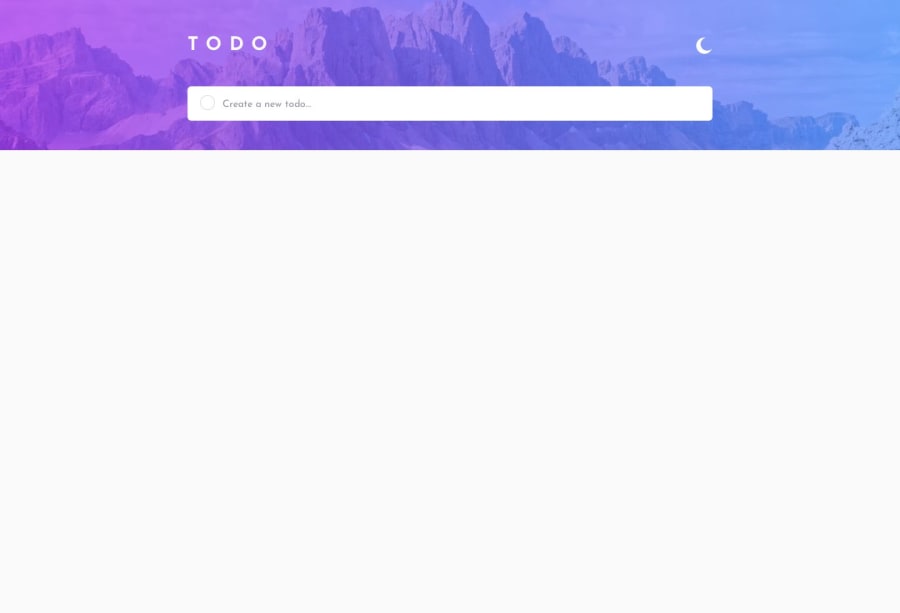 Frontend Mentor Todo App Using React Tailwind And Typescript Coding Challenge Solution