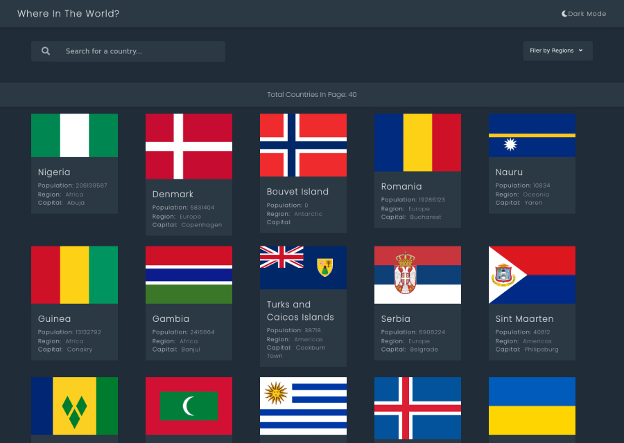 Frontend Mentor React React Router Dom Axios Coding Challenge Solution