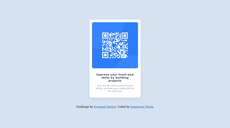 Frontend Mentor Qr Code Component Coding Challenge Solution
