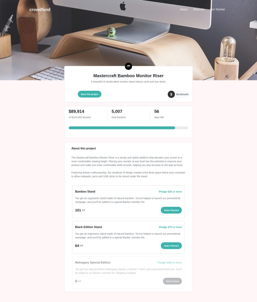 Frontend Mentor Html Css Javascript And Bootstrap Coding Challenge
