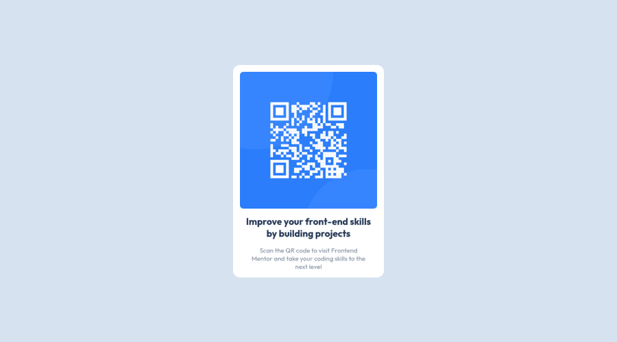 Frontend Mentor Basic Qr Component Using Html And Css Coding Challenge