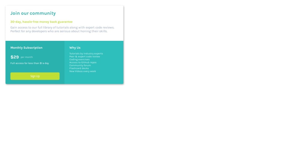 Frontend Mentor Html Css Javascript Vscode Coding Challenge Solution