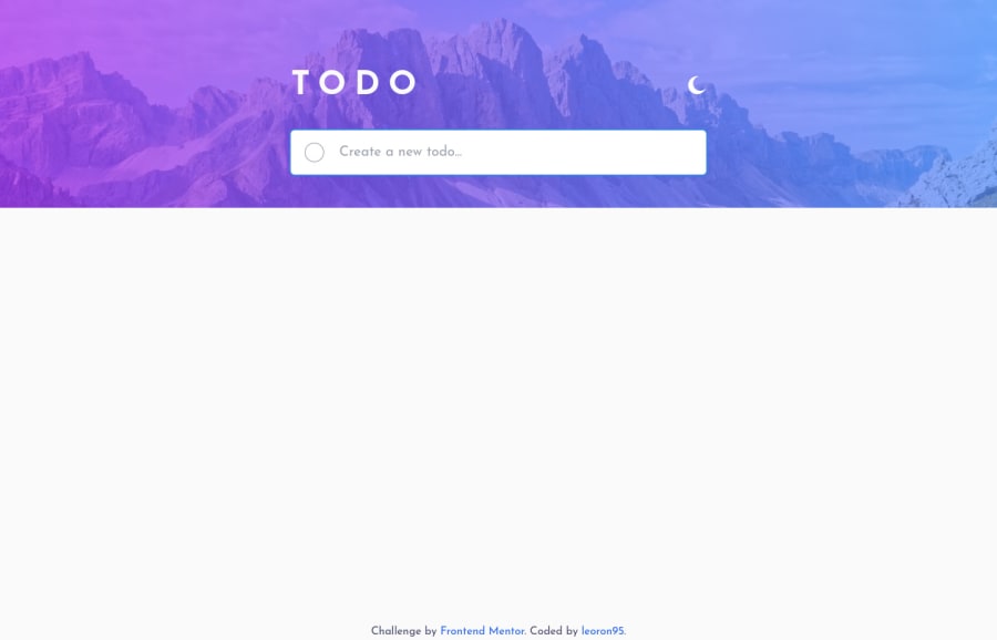 Frontend Mentor Todo App Using Reactjs Tailwindcss And React Beautiful Dnd Coding Challenge