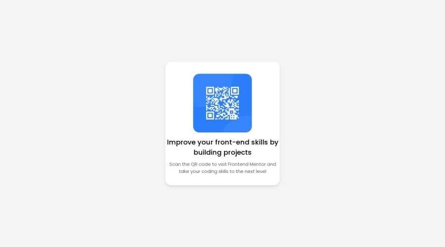 Frontend Mentor Qr Code Html Css Project Using Vs Code Coding 9638