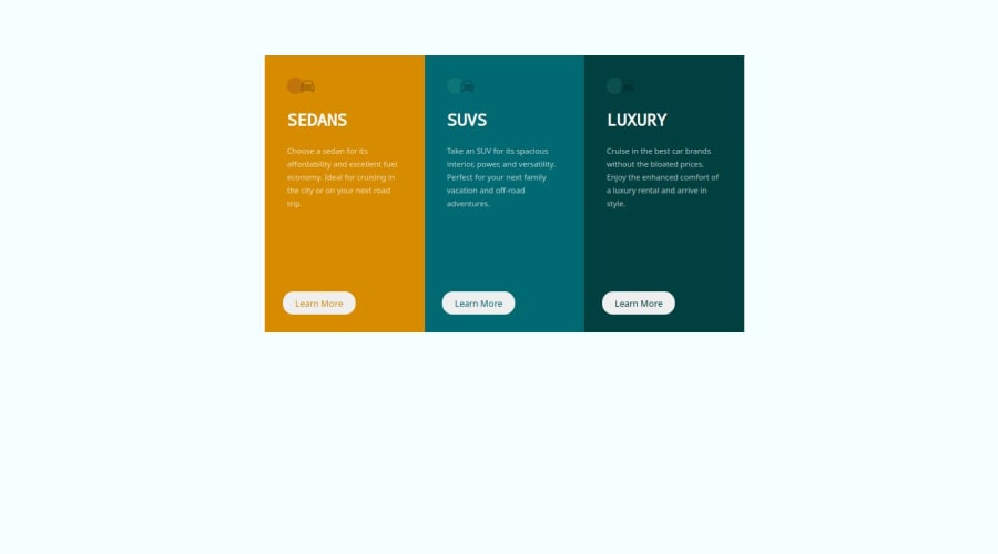 Frontend Mentor 3 Columd Preview Card With Html Css Grid Coding