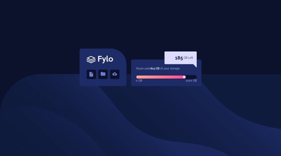 Frontend Mentor Fylo Data Storage Componentusing Html And Css Coding Challenge Solution