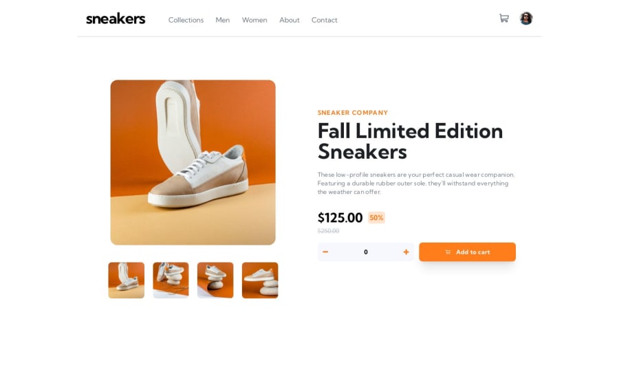 Frontend Mentor E Commerce Product Landing Page React Js Vite