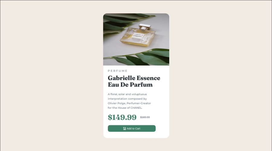 Frontend Mentor Responsive Web Design For Perfume Coding Challenge