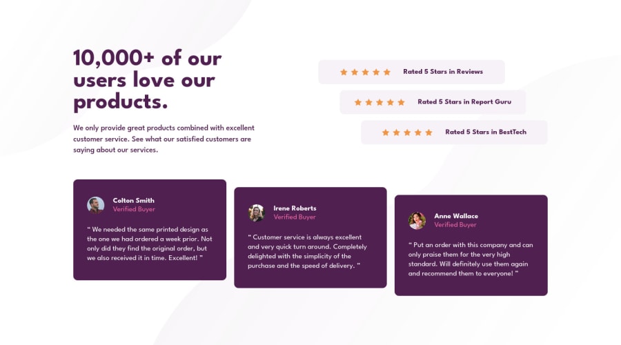 Frontend Mentor Social Proof Section Solution Using Css Grid And Flexbox Coding Challenge Solution