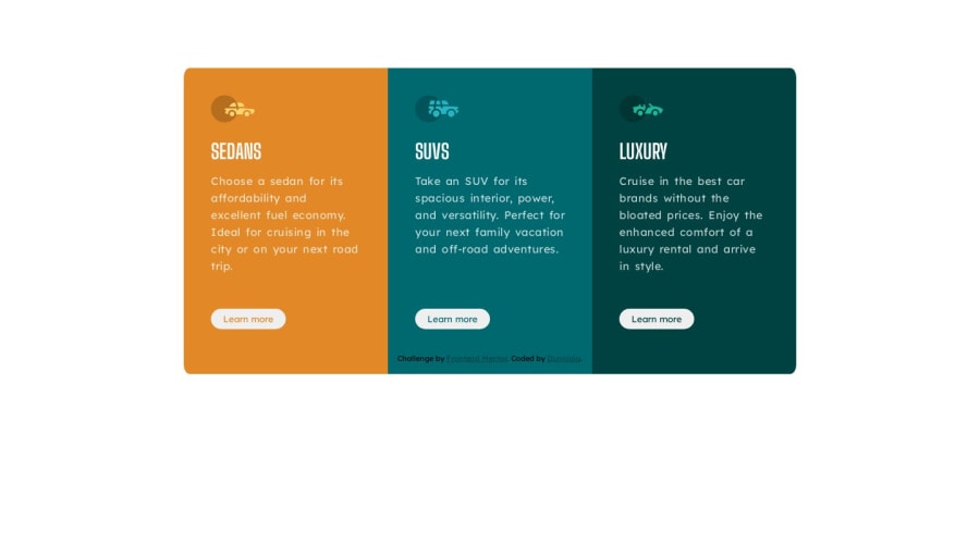 Frontend Mentor 3 Column Preview Card Using Css Grid And Flexbox Coding Challenge Solution