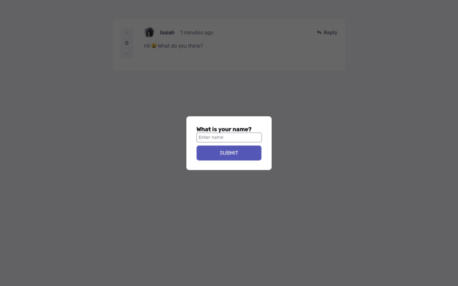 Frontend Mentor Functional Comment Section Using Mern Stack Coding