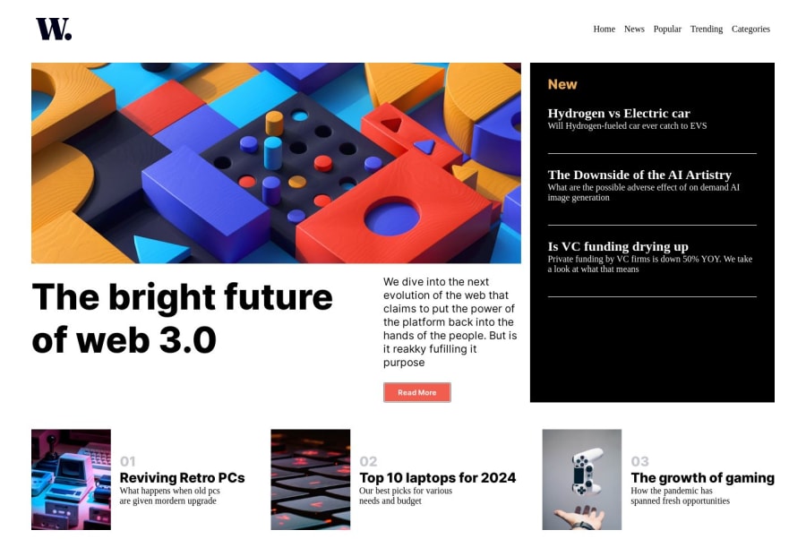 Frontend Mentor Responsive Landing Page Using Css Grid Flexbox Javascript Html Coding