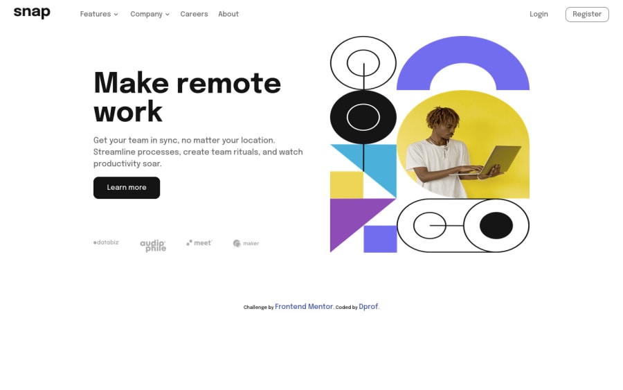 Frontend Mentor Intro Section With Dropdown Navigation Using Html And Css Coding Challenge