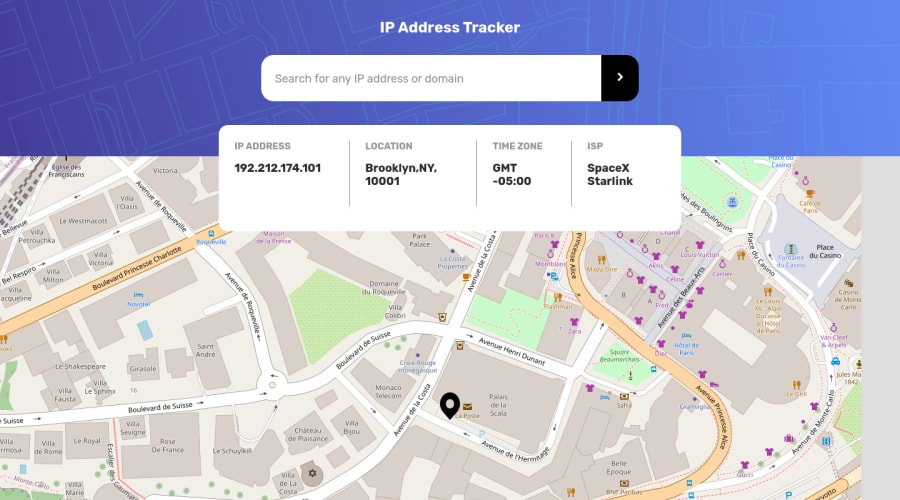 Frontend Mentor Ip Address Tracker Using Reactjs Coding Challenge