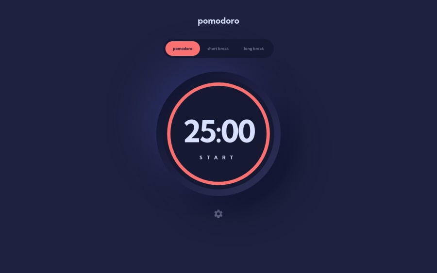 Frontend Mentor Pomodoro Timer Using Typescript React Vite And Css