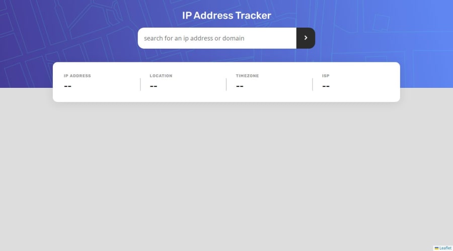 Frontend Mentor Ip Address Tracker Using Vanilla Javascript Coding Challenge Solution