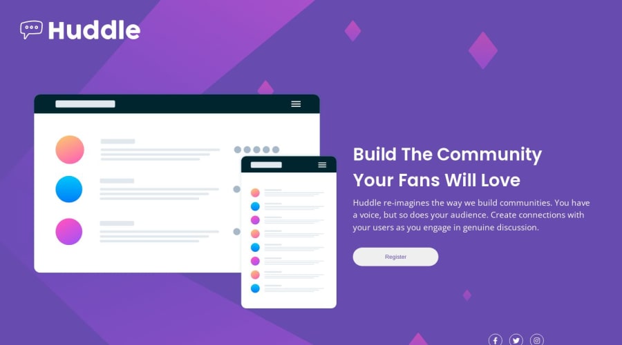 Frontend Mentor Built With Html And Css Coding Challenge Solution