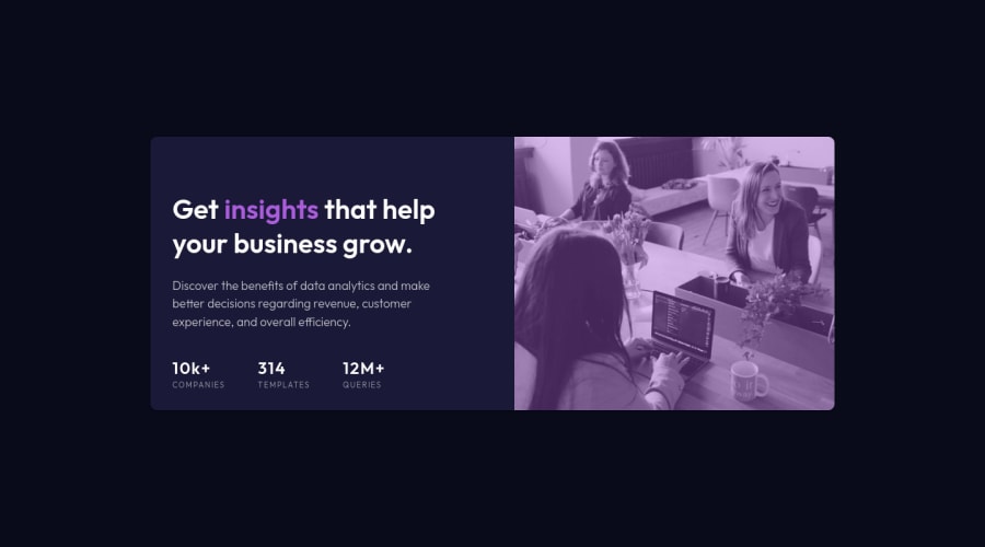 Frontend Mentor Responsive Stats Page Written In React Js And