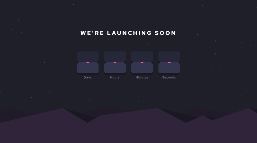 Frontend Mentor Launch Countdown Timer With Html5 Css And Vanila Js Coding Challenge Solution