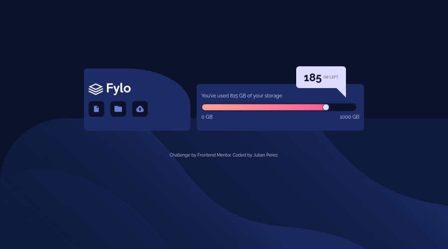 Frontend Mentor Fylo Data Storage Interactive Component With Css And Javascript Coding