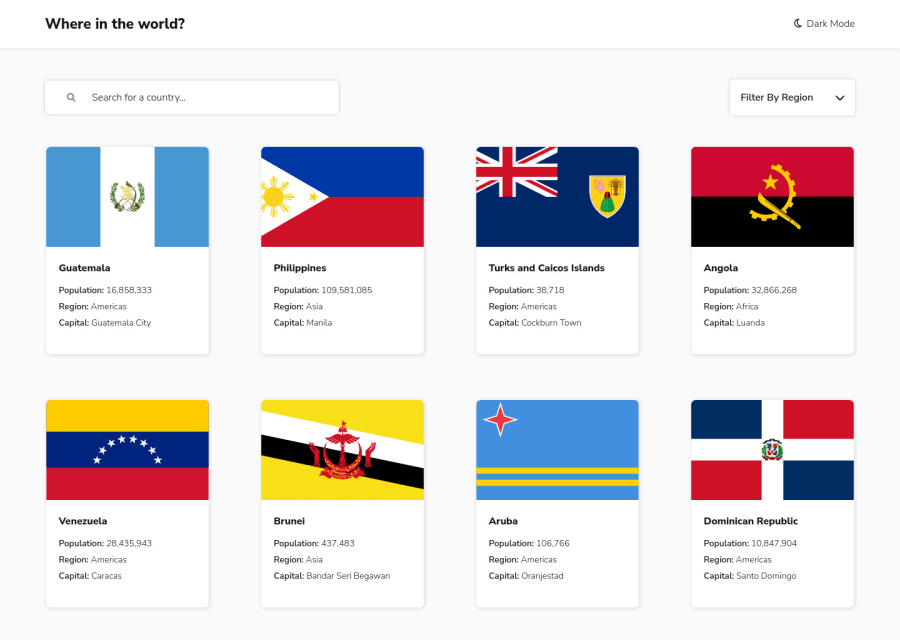 Frontend Mentor Material Ui Font Awesome React Js Javascript