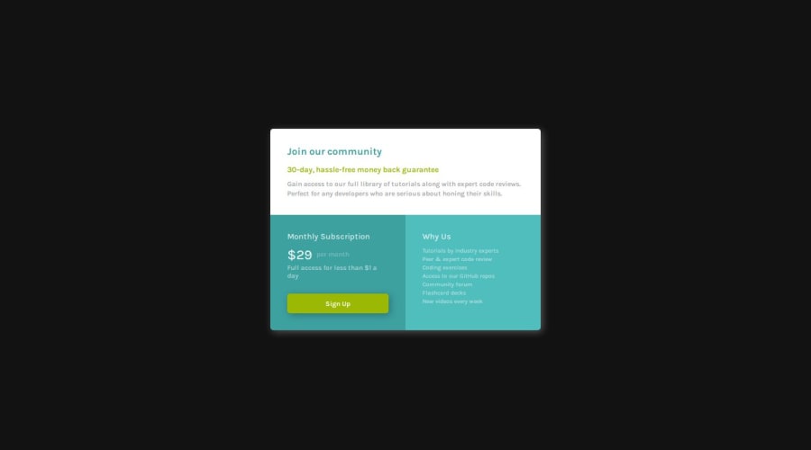 Frontend Mentor Pricing Card Frontend Mentor Challenge Using Html And Css Coding Challenge