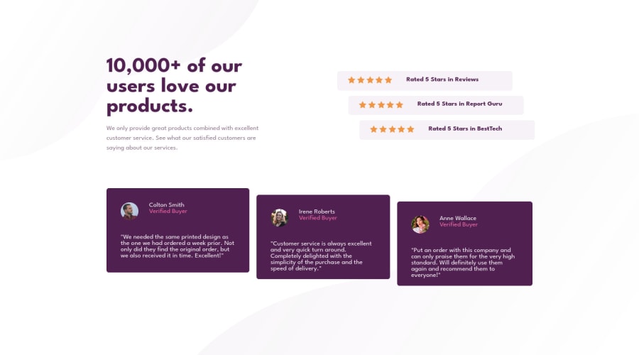 Frontend Mentor Social Proof Section Using Css Flex Coding Challenge Solution