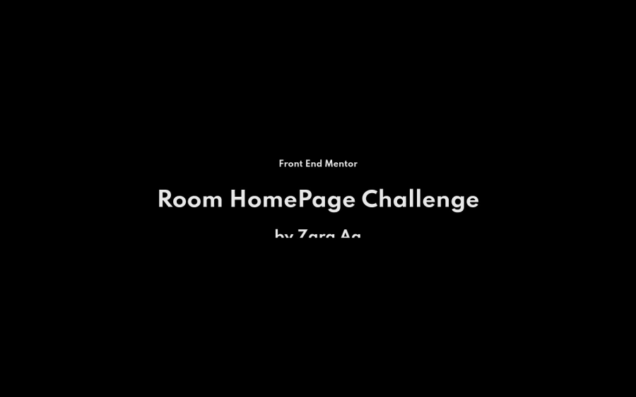 Frontend Mentor Room Homepage Using Sass Bem And Js Gsap