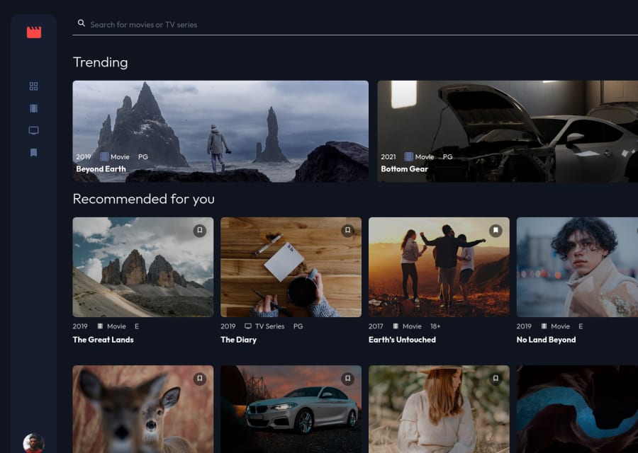 Frontend Mentor Entertainment Web App With Reactjs Chakraui Swiperjs