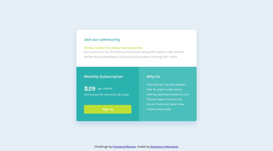 Frontend Mentor Html Css Bem Coding Challenge Solution