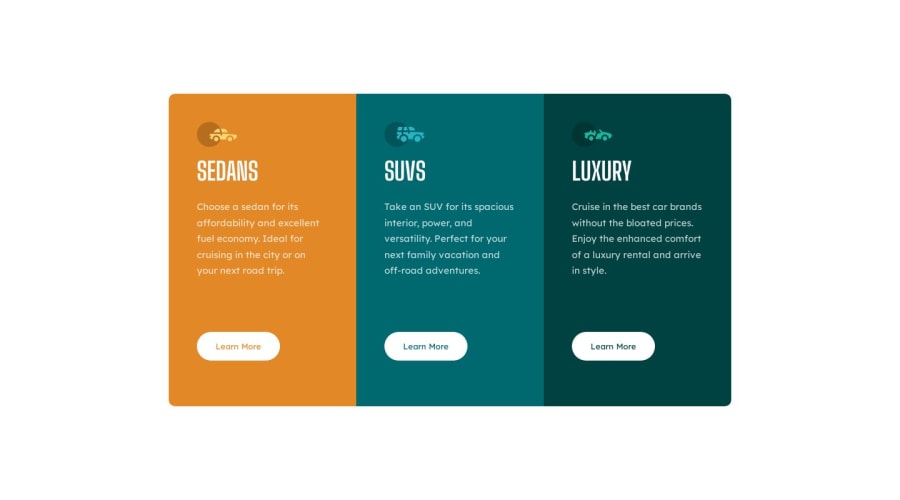 Frontend Mentor Responsive Column Preview Cards Using Flex Box Coding Challenge Solution