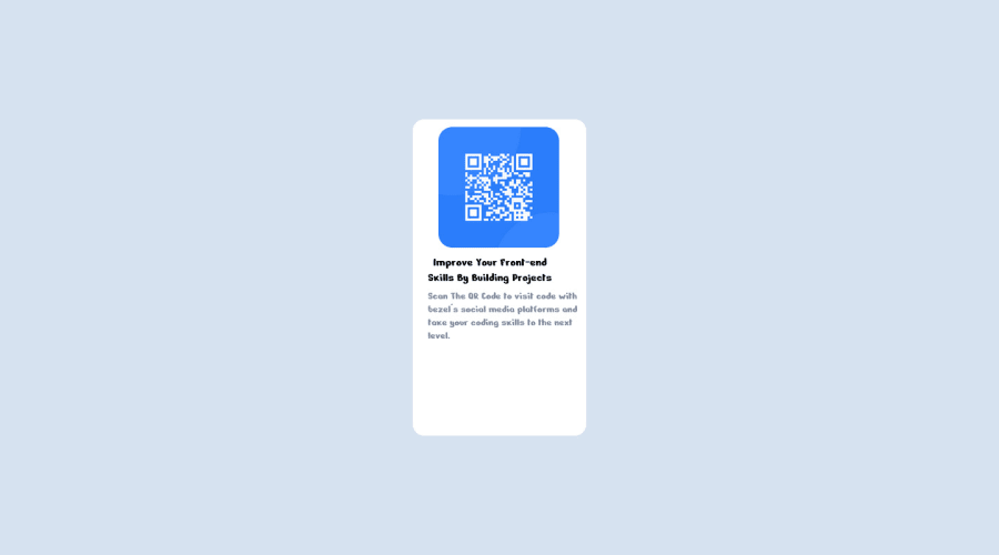 Frontend Mentor Qr Card Scanner Using Html And Css Coding Challenge Solution