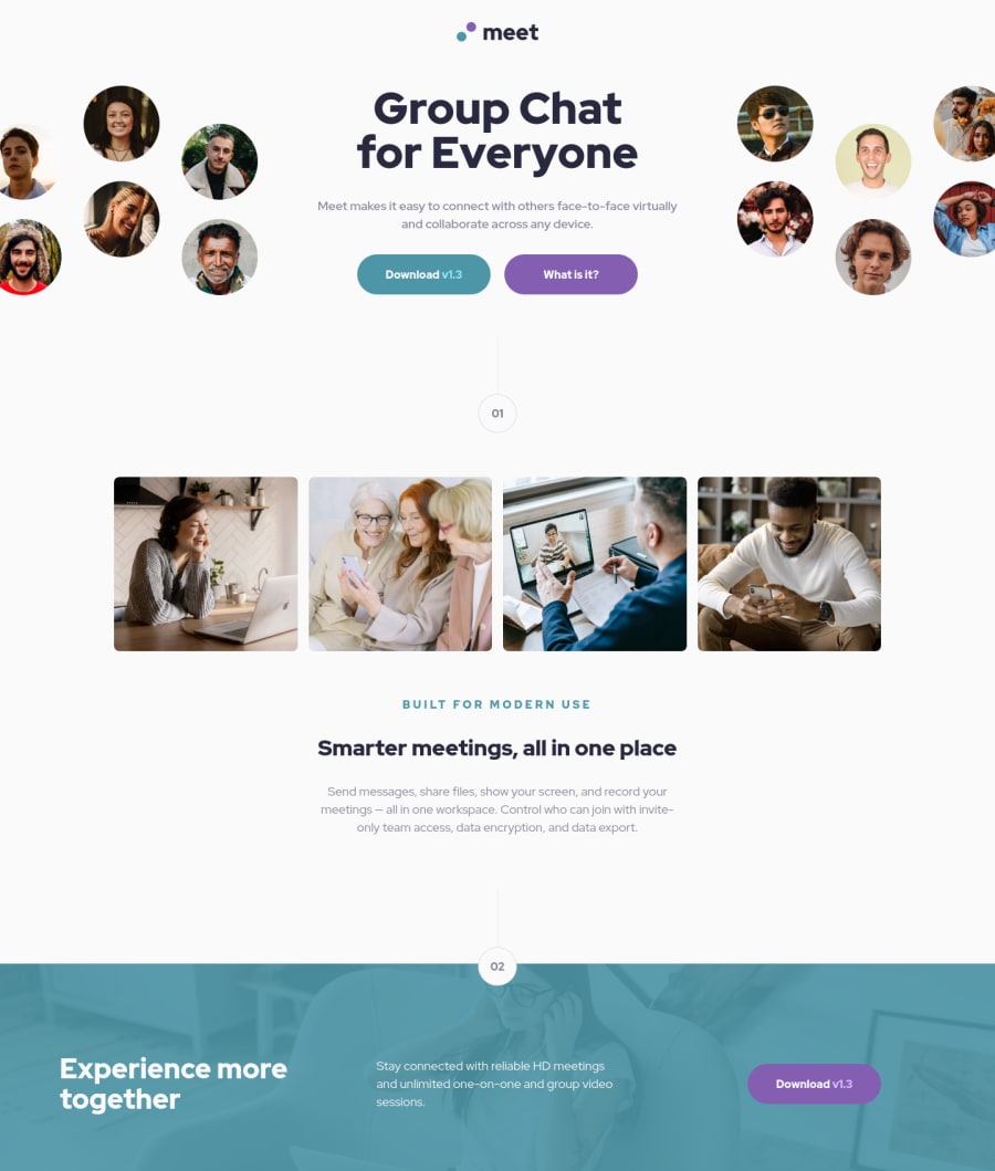 Frontend Mentor Responsive Landing Page Css Grid Flexbox Some