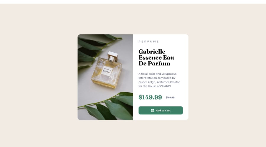 Frontend Mentor Product Card Preview With Css Grid And Flexbox Coding