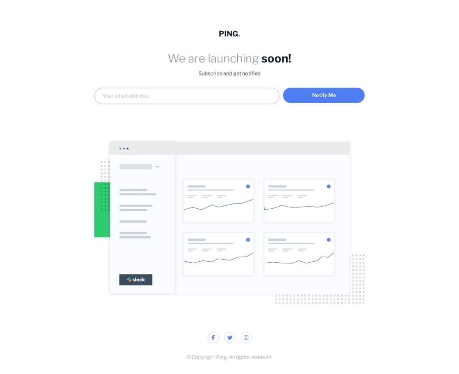 Frontend Mentor Responsive Ping Page Using Html Tailwindcss And Typescript Coding Challenge