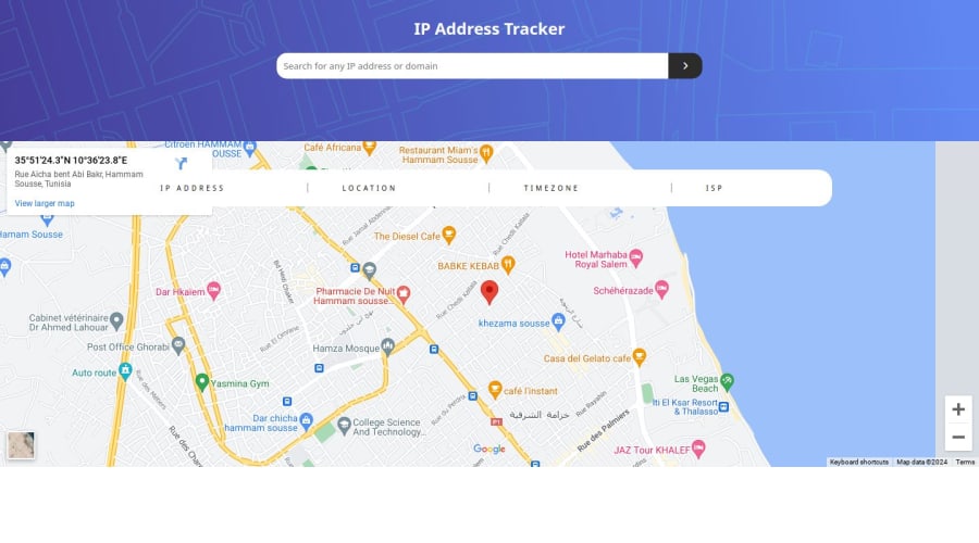 Frontend Mentor Ip Address Tracker Coding Challenge Solution