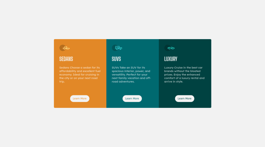 Frontend Mentor 3 Column Layout Coding Challenge Solution