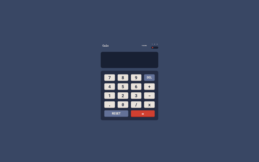 Frontend Mentor Calculator App Coding Challenge Solution