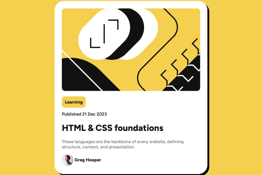 Frontend Mentor Information Sheet Using Html And Css Coding Challenge