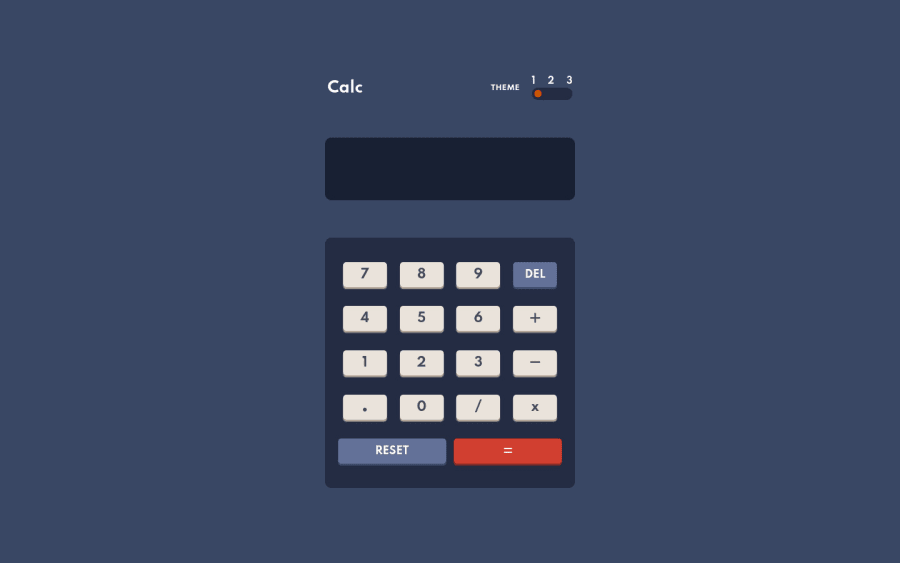 Frontend Mentor Calculator App Built With Reactjstypescript Tailwind Css Coding Challenge Solution